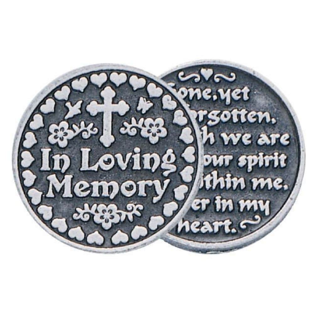 In Loving Memory Open Coin - Sending Hugs