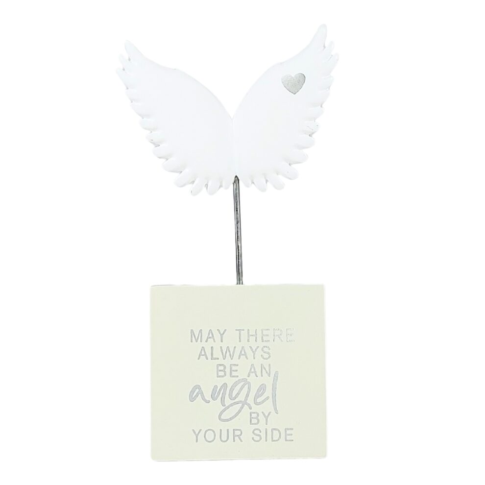 Angel Wing Sentiment Block | Sympathy Gift | Sending Hugs